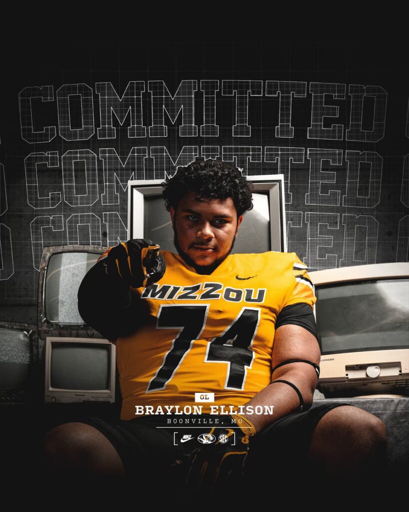 Tomorrow’s Tigers: 2026 offensive lineman Braylon Ellison – Rock M+